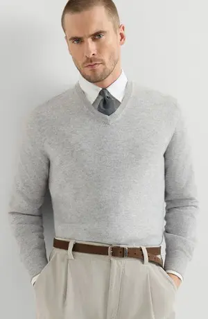 Brunello Cucinelli Cashmere Sweater - Pebble