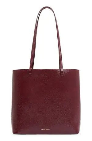 MANSUR GAVRIEL Filo Leather Tote Claret