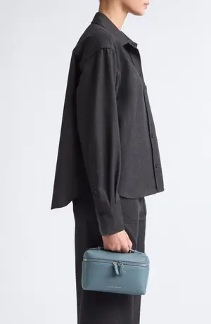 Victoria Beckham Dorian Leather Vanity Case Bag