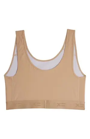 TOMBOYX Compression Plus Crop Top - Chai