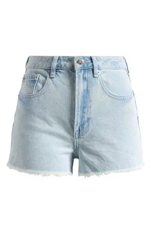 PACSUN Malisha Ivy Fray Hem Denim Shorts