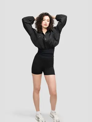 JACK1T Orpheus Cropped Jacket - Black