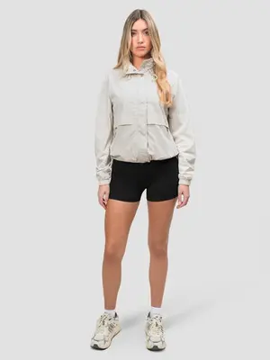 JACK1T Atlas Lightweight Windbreaker Jacket Cream