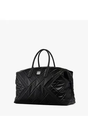 Mcm X-large Ottomar Weekender In Diamond Quilted Leather