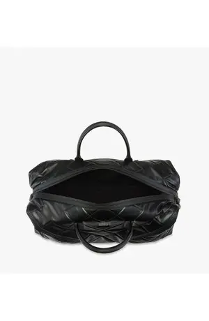 Mcm X-large Ottomar Weekender In Diamond Quilted Leather