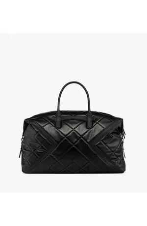 Mcm X-large Ottomar Weekender In Diamond Quilted Leather