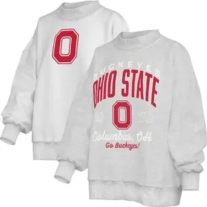 PRESSBOX Ohio State Buckeyes Reversible Sweatshirt