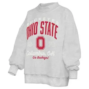 PRESSBOX Ohio State Buckeyes Reversible Sweatshirt