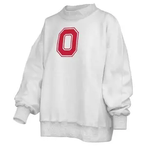 PRESSBOX Ohio State Buckeyes Reversible Sweatshirt