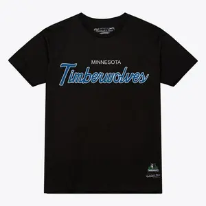 Mitchell & Ness Minnesota Timberwolves Vintage Wordmark T-shirt