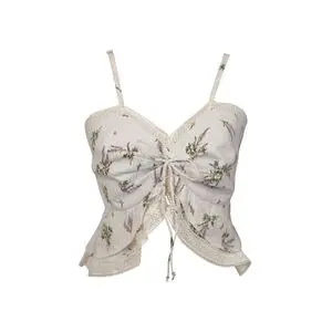 MUDA CLOTHING FZ LLC Flora Floral Top - White