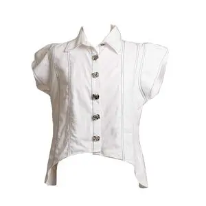 MUDA CLOTHING FZ LLC Zahra Linen Top - White