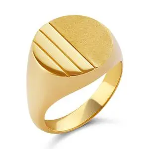 HEIR LONDON Handcrafted Chunky Ring Duke - Gold