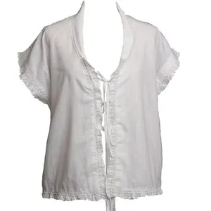 MUDA CLOTHING FZ LLC Mogra Linen Top - White