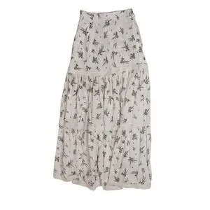 MUDA CLOTHING FZ LLC Flora Floral Maxi Skirt - White