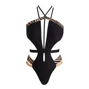 SANCHA THE BRAND Neutrals Dominatio One Piece Swimsuit - Black