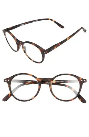 IZIPIZI Round 43mm Reading Glasses - Tortoise