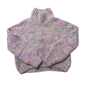 ESSIEN & EMRE Hand Knitted Wool Mohair Turtle Neck Jumper