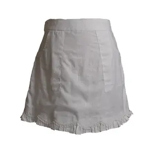 MUDA CLOTHING FZ LLC Mogra Linen Skirt - White