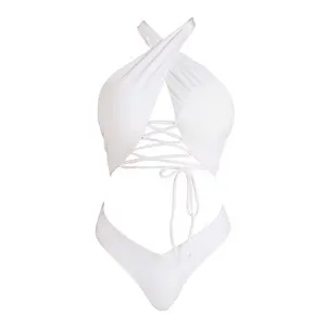 SANCHA THE BRAND Aperio One Piece Swimsuit - White