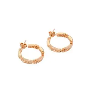 APRÈS YOUTH Firework Medium Hoops - Gold