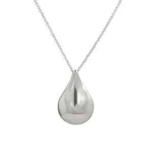 FREYA & THOR OF SWEDEN Sterling Tear Pendant Necklace - Silver