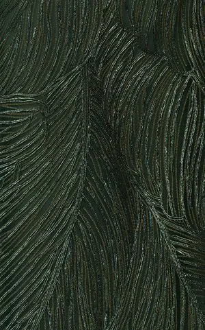 Naeem Khan Metallic Raffia Bustier Strapless Fit-and-flare Gown