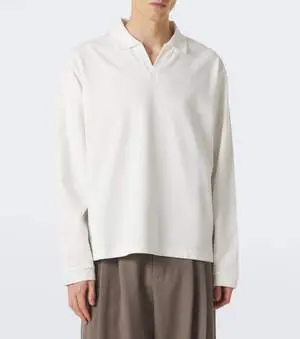 Studio Nicholson Cotton Polo Jersey Shirt