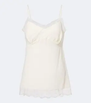 Simone Rocha Lace-trimmed Camisole - White