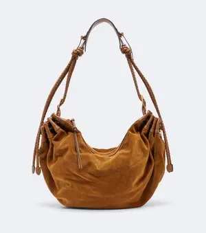 Isabel Marant Étoile Maia Suede Shoulder Bag - Brown