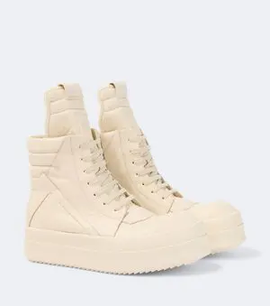 Rick Owens Perforated Boots For Men