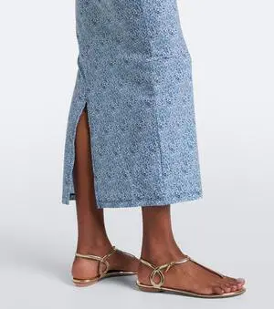 MONTCE Floral Maxi Dress - Blue