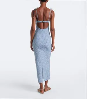 MONTCE Floral Maxi Dress - Blue