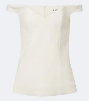 RÓHE R�he Off-shoulder Top - White