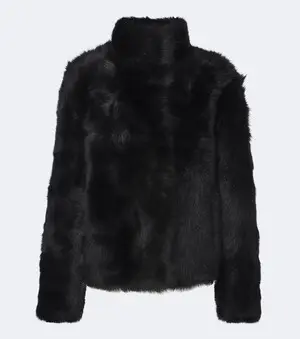 YVES SALOMON Reversible Shearling Coat - Black