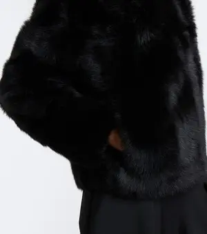 YVES SALOMON Reversible Shearling Coat - Black