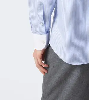 Brioni Striped Cotton Shirt