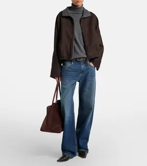 Brunello Cucinelli Monili Leather Ankle Boots - Brown