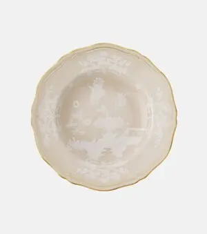 GINORI 1735 Oriente Italiano Porcelain Soup Plate - Beige