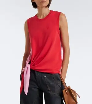 JW Anderson Cotton Jersey Top - Red