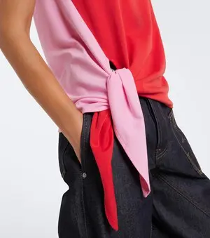 JW Anderson Cotton Jersey Top - Red