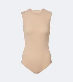 MAISON MARGIELA Jersey Bodysuit - Beige