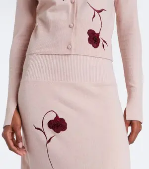 Erdem Floral-appliqu� Cardigan