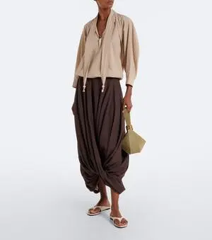 HERBERT LEVINE Sunkissed Leather Thong Sandals
