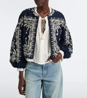 Veronica Beard Sawyer Ramie Blouse - White