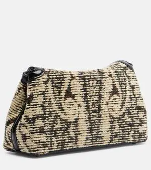 TOTEME T-lock Mini Clutch - Beige