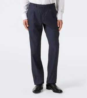 Brioni Striped Wool Suit - Blue