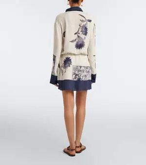 SIR. Philippa Printed Shirt Dress