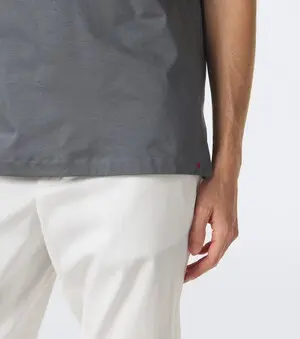 Kiton Cotton Jersey Polo Shirt