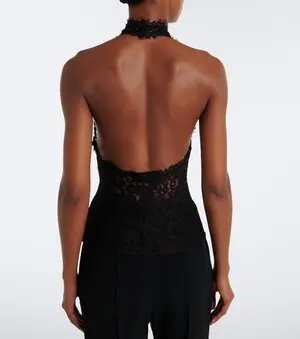 Stella McCartney Lace Halterneck Top